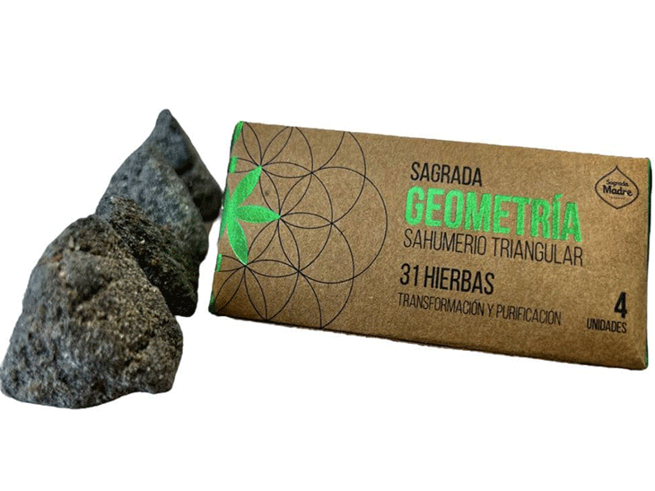 Dišeče kadilo Sagrada Madre Piramida 31 zelišč – Madal Bal Slovenia