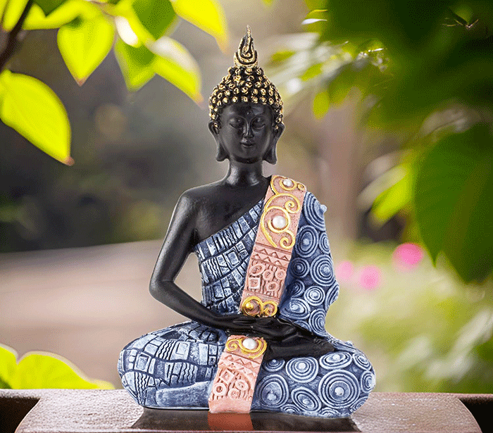Buda kipec 19,5x13 cm - simbol miru in osredotočenosti – Madal Bal Slovenia